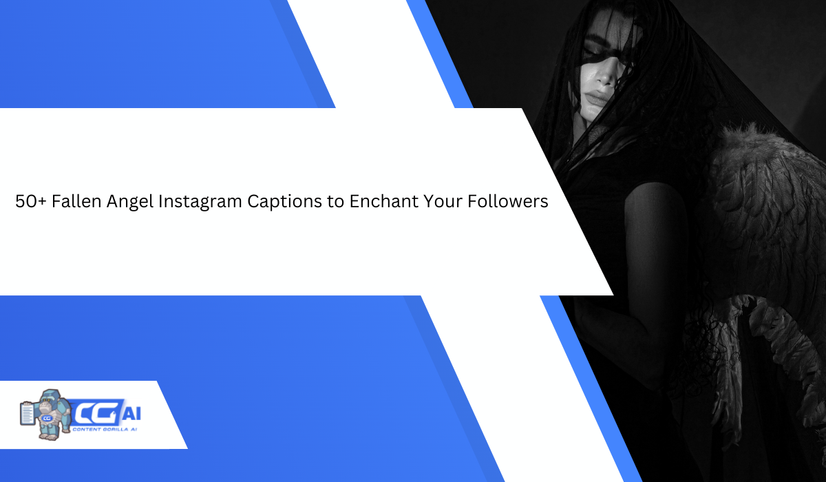 50+ Fallen Angel Instagram Captions | Enchant Your Followers