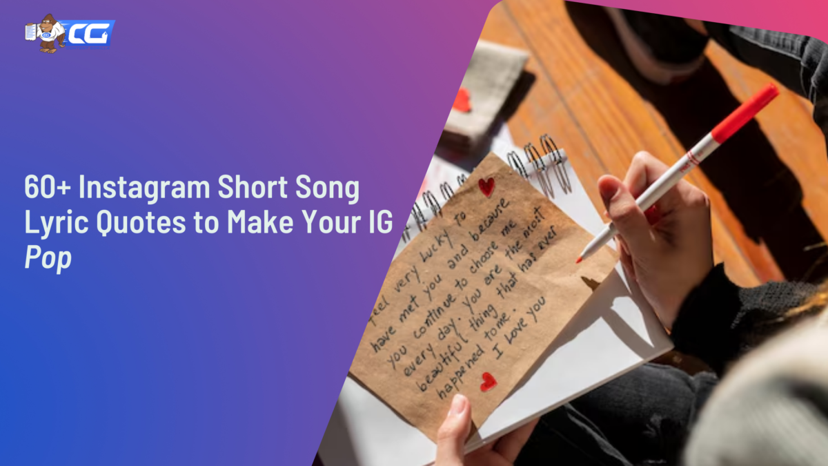 60+ Instagram Short Song Lyric Quotes to Make Your IG Pop