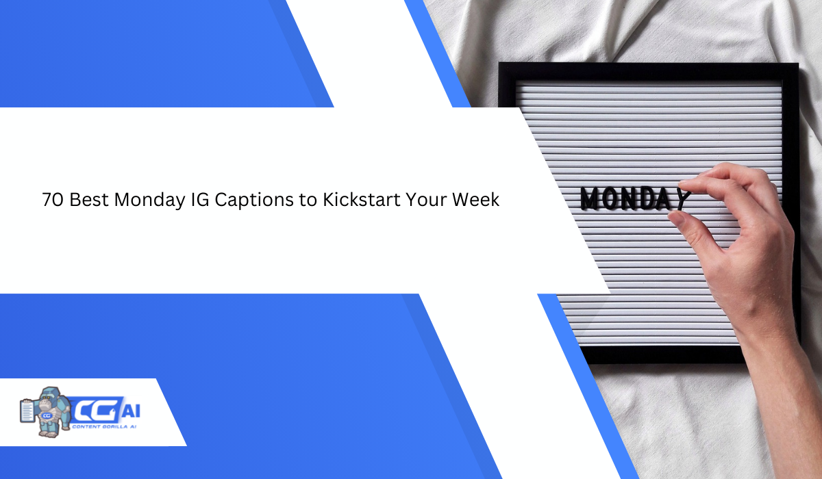 Trending Monday IG Captions | Start Your Week Right