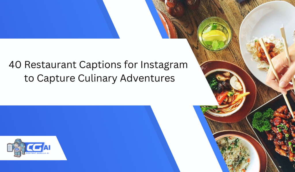 40 Restaurant Captions for Instagram | Food Lovers Unite