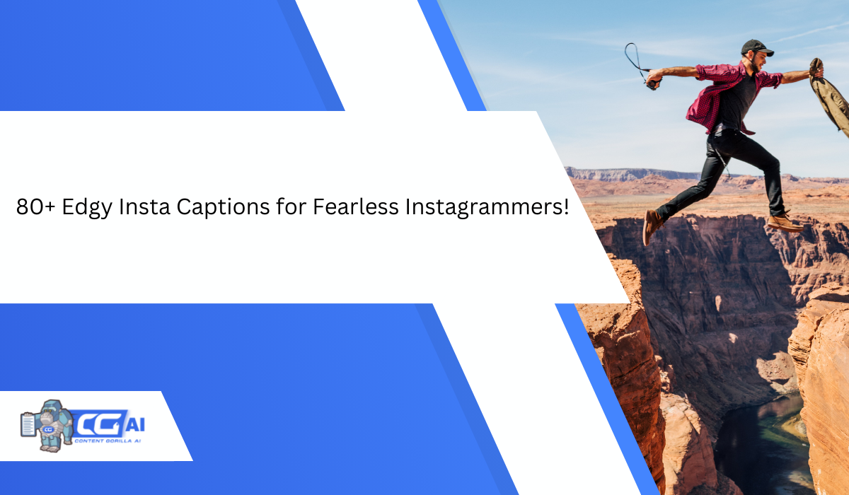 Edgy Insta Captions to Rock Your Feed | Be Trendy & Bold