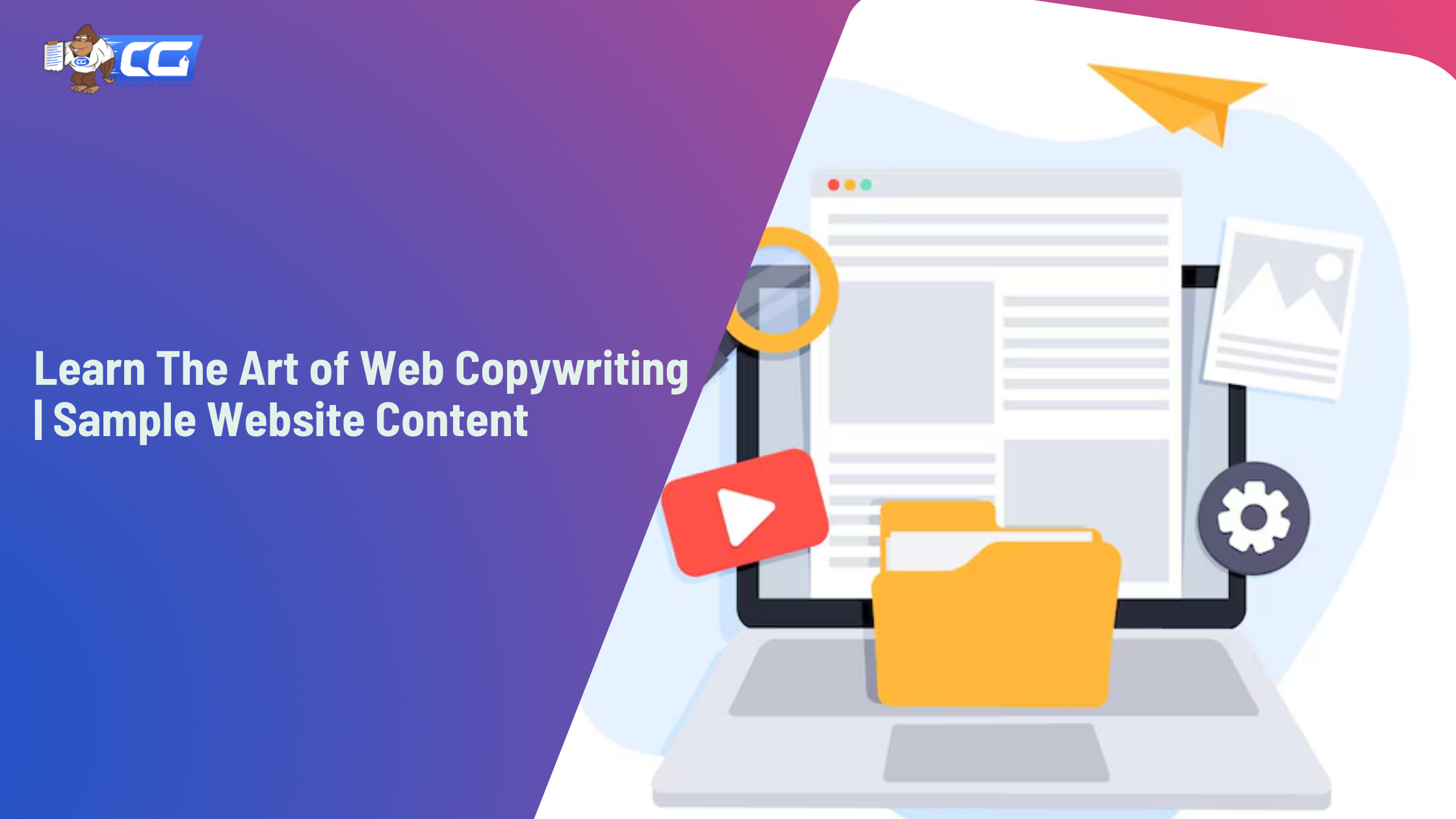 Learn The Art of Web Copywriting | Sample Website Content