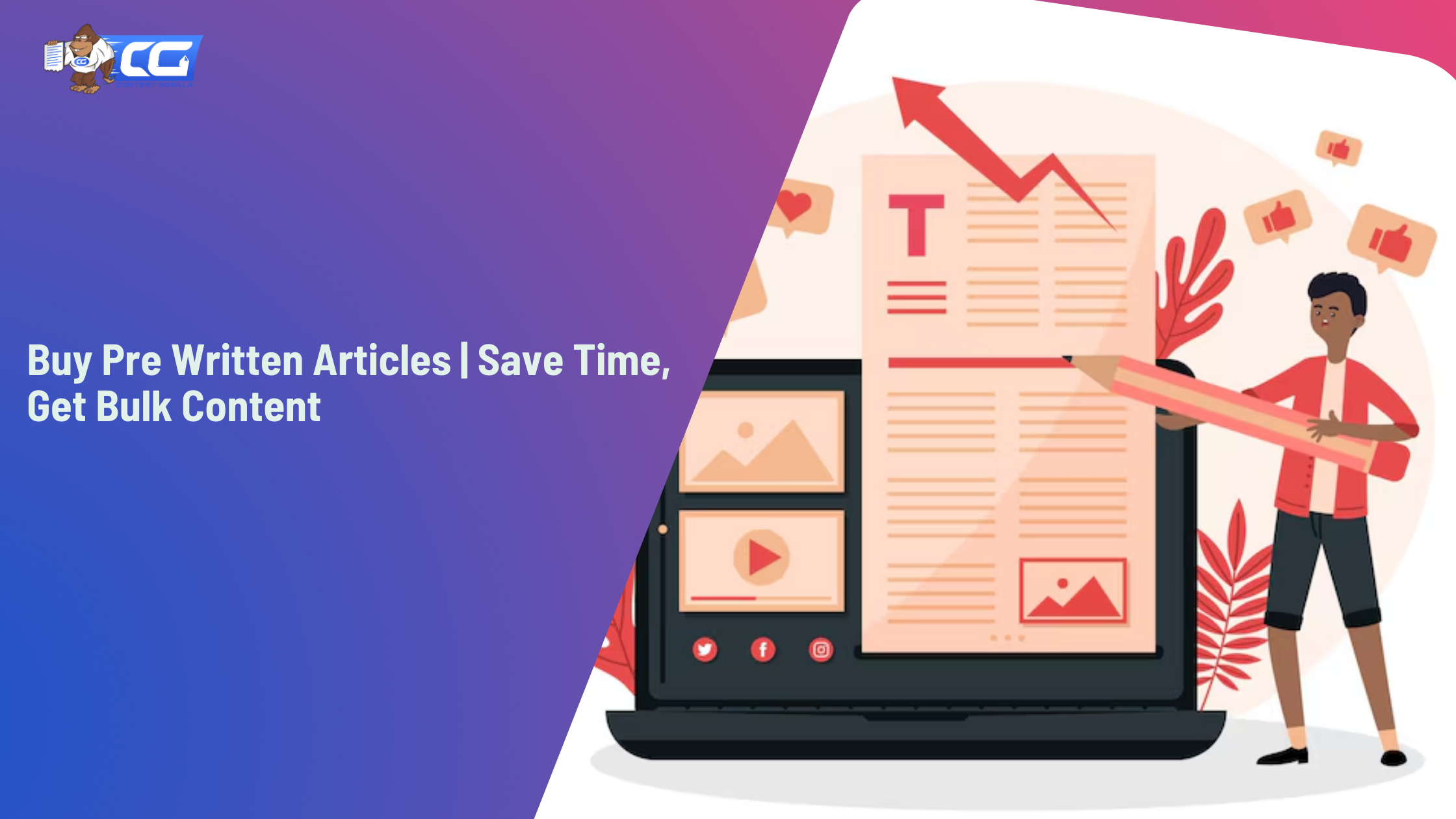 Buy Pre Written Articles | Save Time, Get Bulk Content