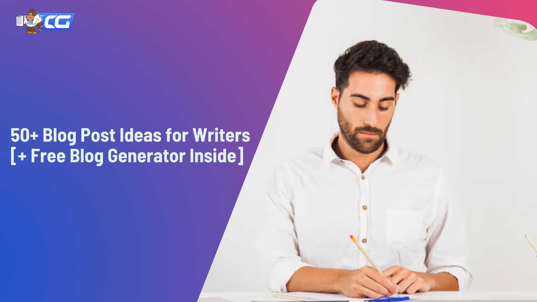 50+ Blog Post Ideas for Writers [+ Free Blog Generator Inside]