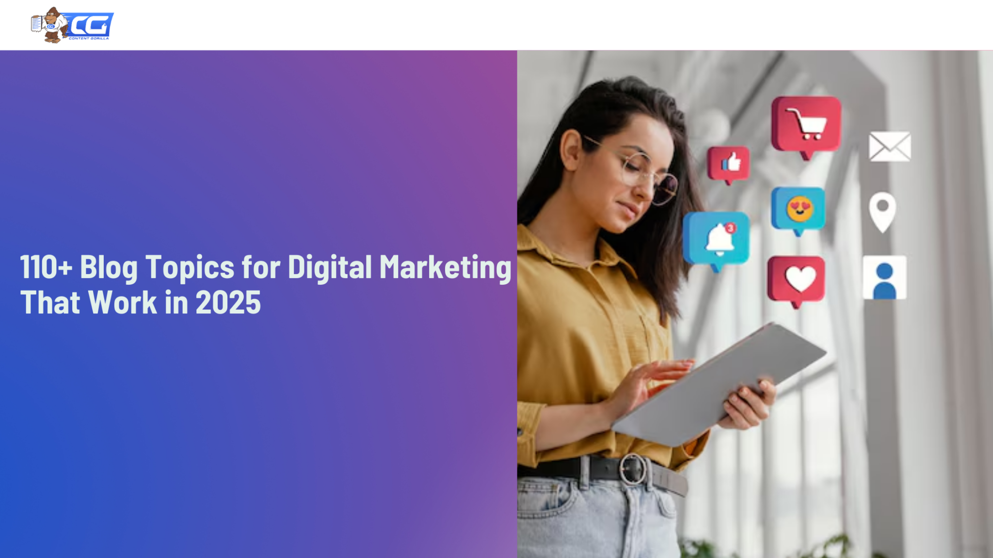 110+ Blog Topics for Digital Marketing That Work in 2025
